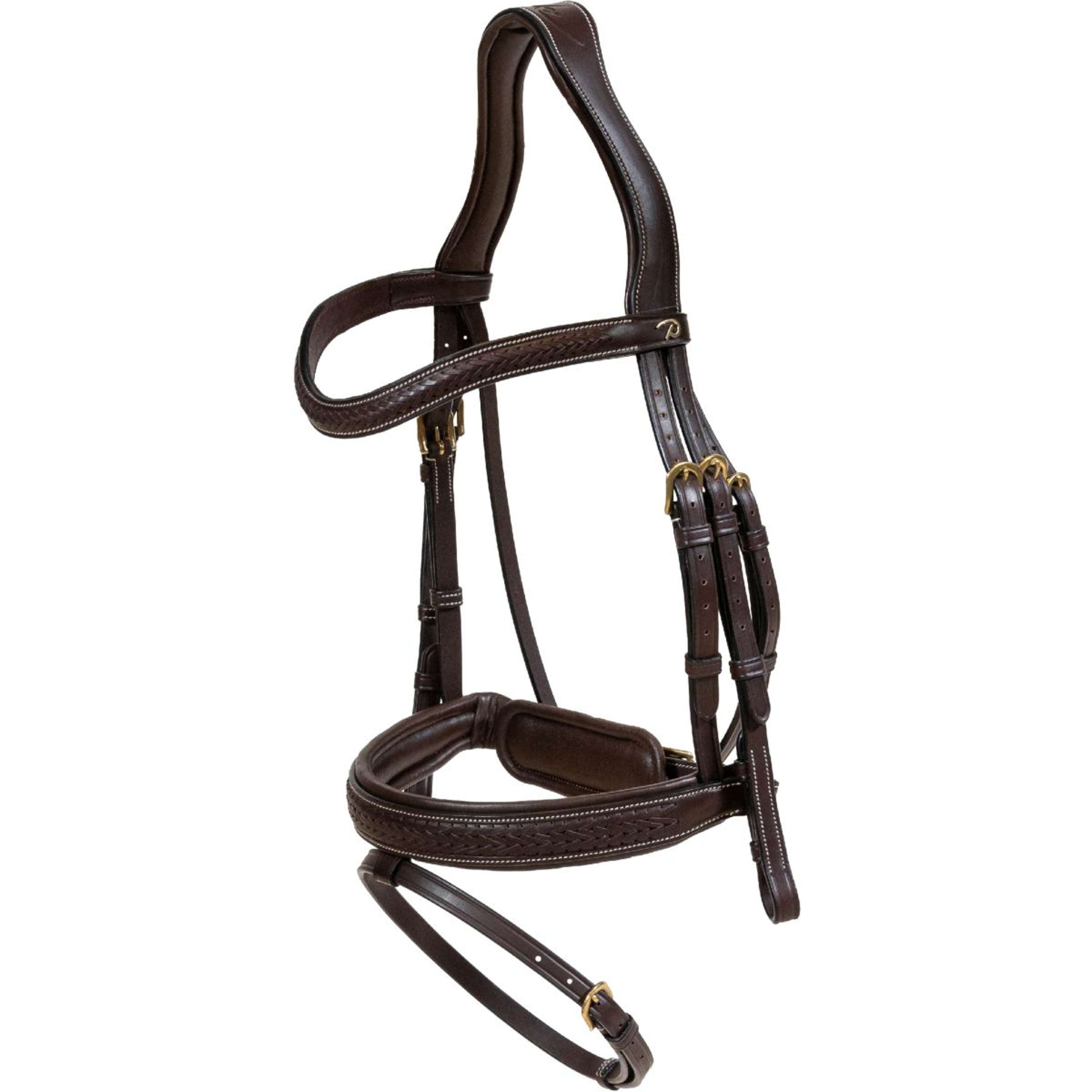 Dyon Bridle Pull-Back Woven Brown | Agradi.com