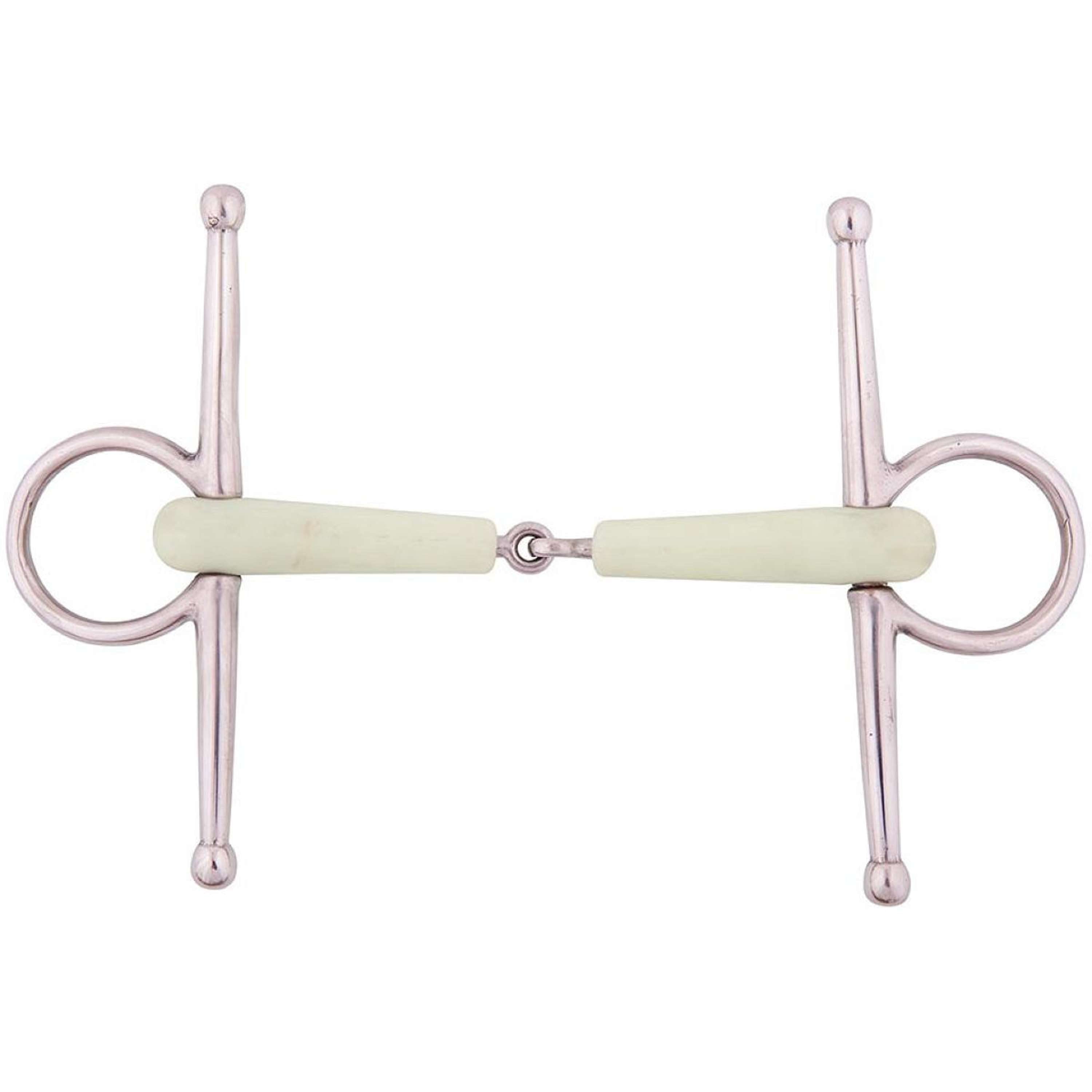 BR Full Cheek Snaffle Apple Mouth Single Snaffle 15mm | Agradi.com