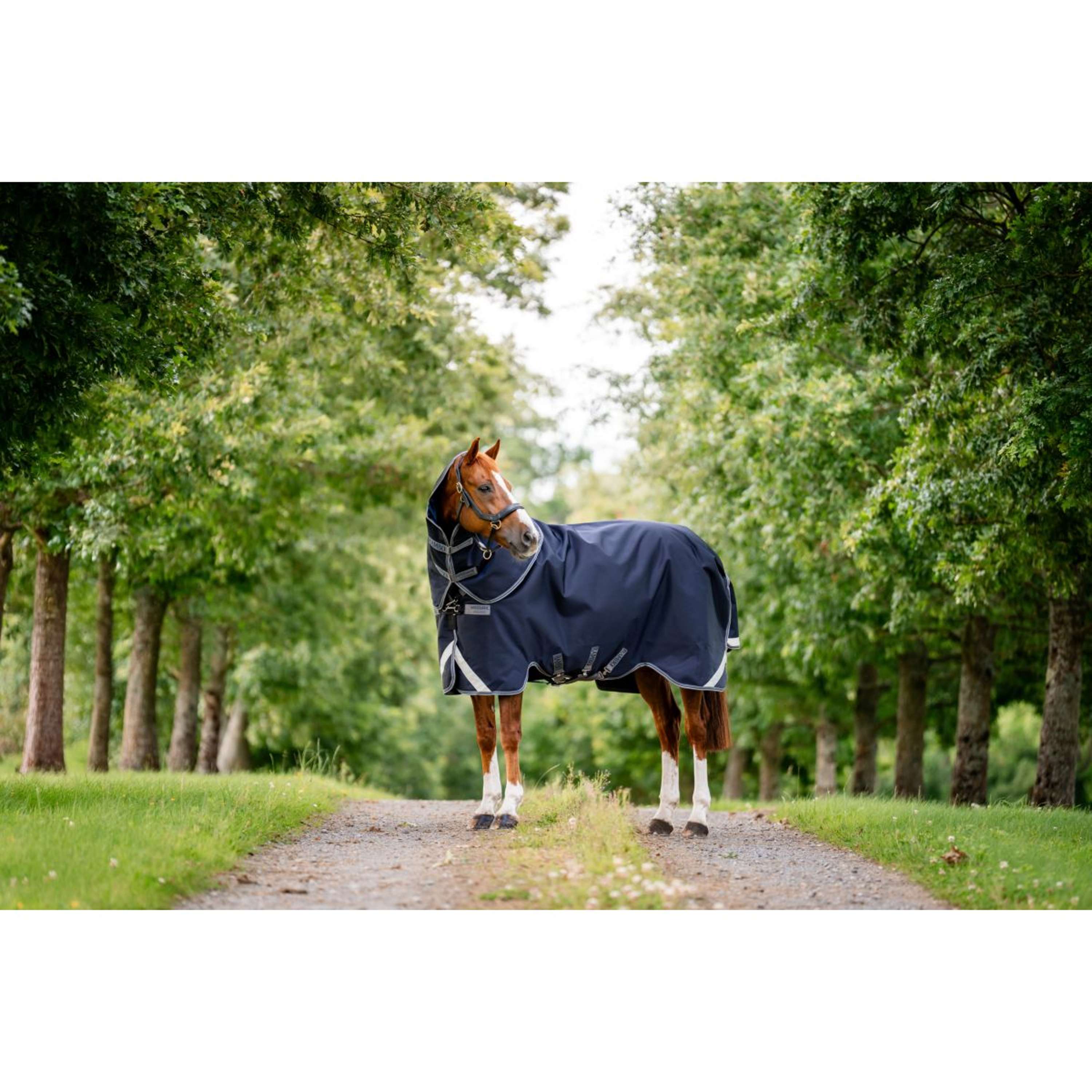 Rambo Supreme Turnout Lite 0g Navy/Thunderstorm Grey | Agradi.com