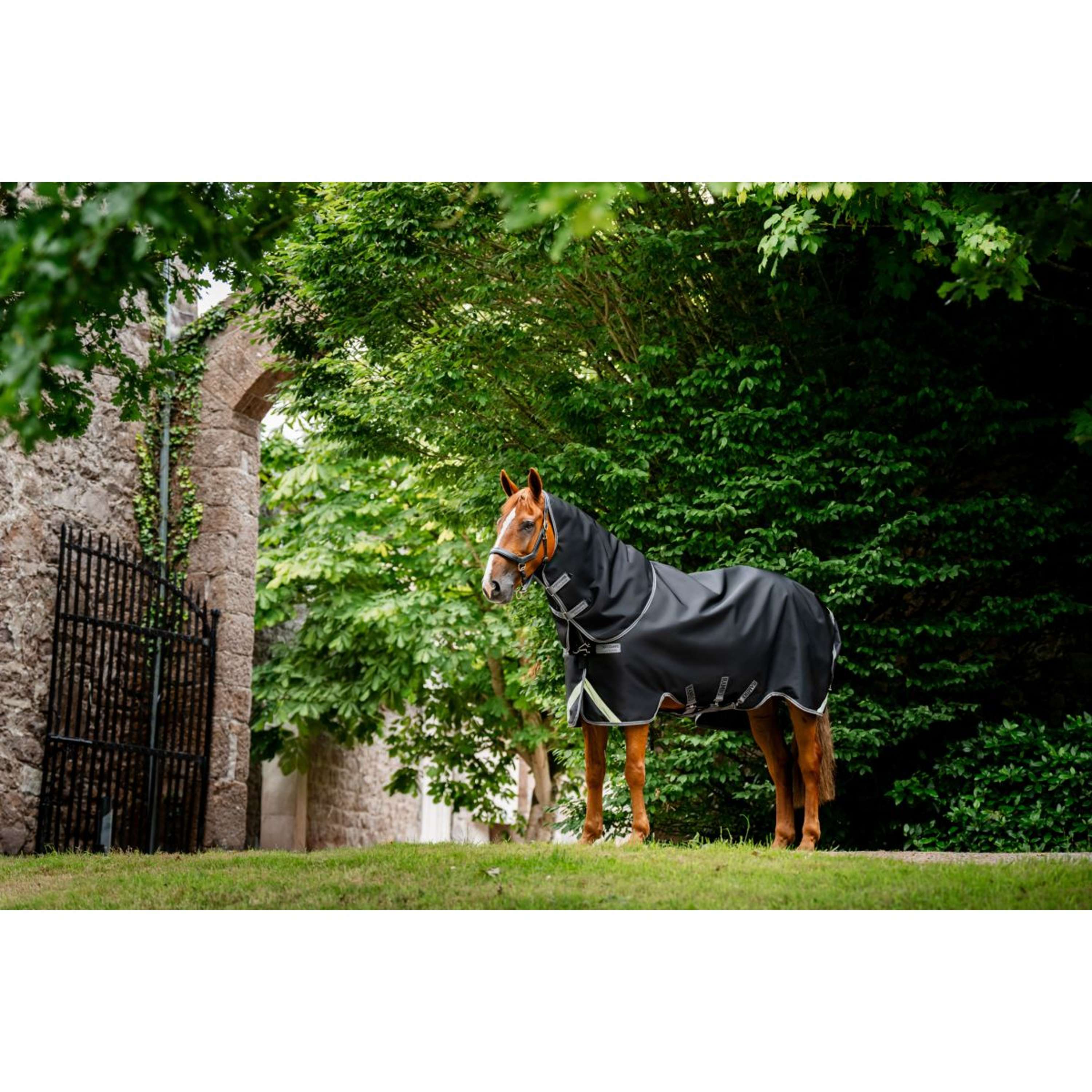 Rambo Supreme Turnout Lite 0g Black/Thunderstorm Grey | Agradi.com